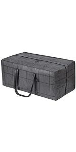 extra-large heavy-duty moving bag duffel travel durable handles dual-tab zipper storage transporting