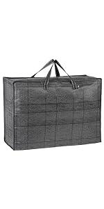 oversized windowpane heavy-duty storage moving travel bag durable handles ornament closet organizer