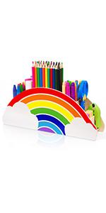 Rainbow Pen Pencil Holder