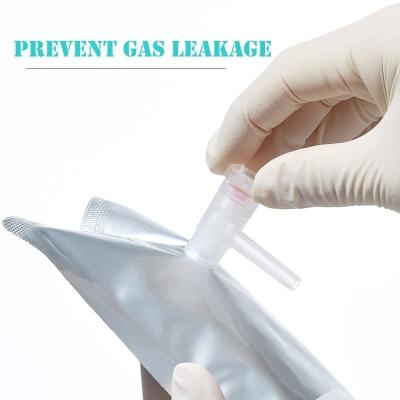 China Gasbemonsteringszakken, aluminiumfolie luchtmonsterzakken 0,1 ~ 15L voor gasverzameling en -opslag Te koop