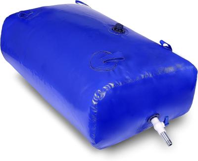 China Buitenopvouwbare flexitank waterblaas, waterzak wateropslag tank kraan Duurzame wateropslagcontainers Te koop