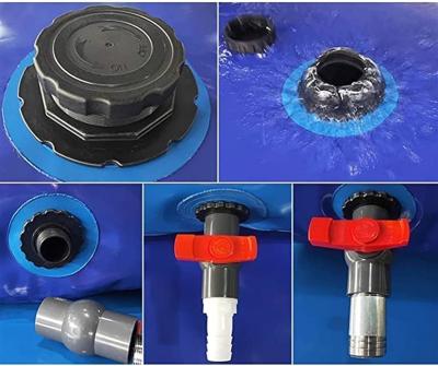 China Buitenopvouwbare flexitank waterblaas, waterzak wateropslag tank kraan Duurzame wateropslagcontainers Te koop