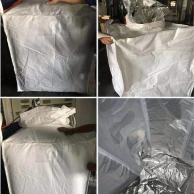 China Aluminiumfolie Jumbozak 1 Ton Heavy Duty Plastic Liner voor Bulkfibc Gevoerde het Aluminiumzak van het Zaad Chemische Materiële Zand Te koop
