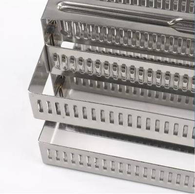 China Histology Tissue Slide Glass Staining Jar Staining Rack Pathology microscope slide staining jar and rack for sale
