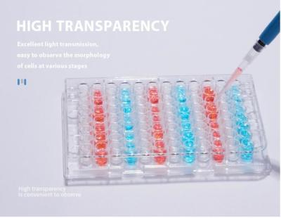 China Plastic Sterile 4 6 12 24 48 96 384 Wells Weefselcultuur Plaat Cellencultuur Plaat Voor laboratorium Gratis monster Gratis verzending Te koop