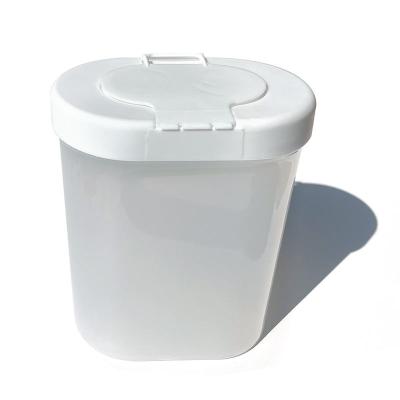 China Medische plastic medische afvalbak Medische container Biogevaarlijke naalden Wegwerp 1L Sharps container Te koop