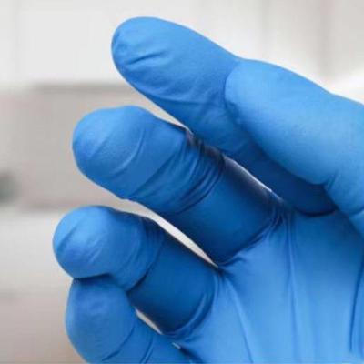 China Blue Guantes Cheap Nitrile Gloves Manufacturers Green Nitrile Gloves Industry Chemical Resistant Food Grade for sale