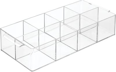 China Acryl penhouder 4 compartimenten,Clear penhouder organisator make-up borstelhouder voor kantoor bureauaccessoires,cosmetische Te koop