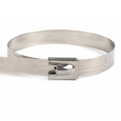 China Roestvrij staal kabelband metalen kabel zip banden 304 roestvrij staal multifunctionele zware taak zelfvergrendelende kabelbanden Te koop