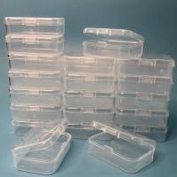 China Clear Plastic Organizer Storage Box 28 Piece Set 5 Sizes Rectangular Containers with Lids for Small Items for sale