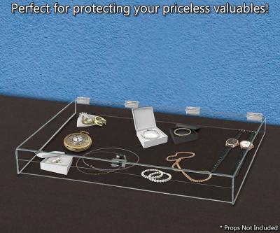 China Doorzichtige Acryl Single Lock medische doos met sleutels, 13 