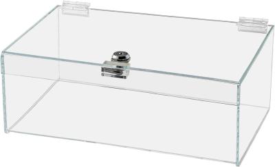China Doorzichtige Acryl Single Lock medische doos met sleutels, 13 