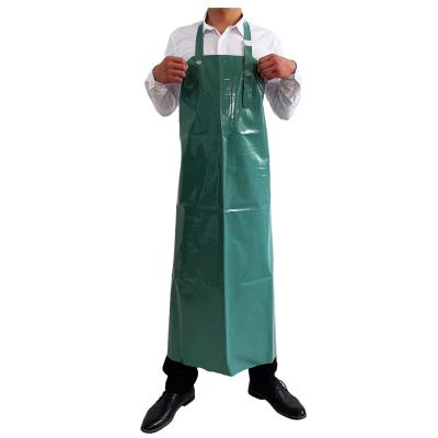 China High Quality Oil-proof Waterproof Butcher TPU Apron With Adjustable Strap Unisex Butcher Apron for Picnics for sale