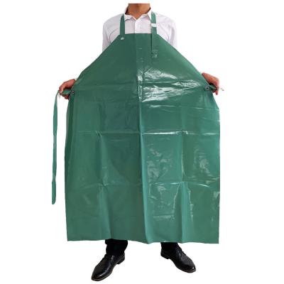 China High Quality Oil-proof Waterproof Butcher TPU Apron With Adjustable Strap Unisex Butcher Apron for Picnics for sale