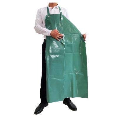 China High Quality Oil-proof Waterproof Butcher TPU Apron With Adjustable Strap Unisex Butcher Apron for Picnics for sale