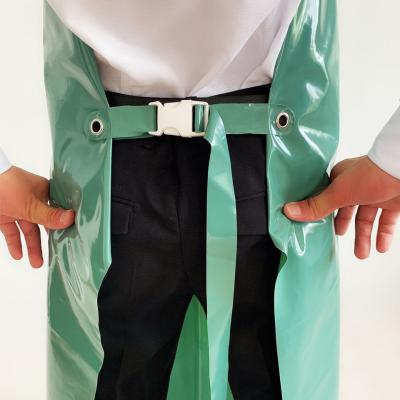 China High Quality Oil-proof Waterproof Butcher TPU Apron With Adjustable Strap Unisex Butcher Apron for Picnics for sale