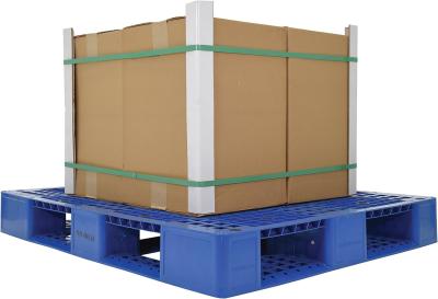 China 1200*1000 Industrial Three Skids Pallets Heavy Duty Euro HDPE Large Stackable Four Way Customize Plastic Pallet for sale