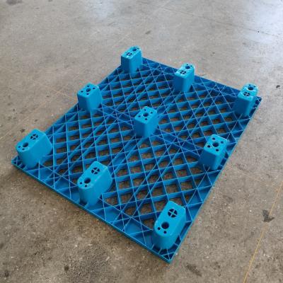 China 1200*1000 Industrial Three Skids Pallets Heavy Duty Euro HDPE Large Stackable Four Way Customize Plastic Pallet for sale