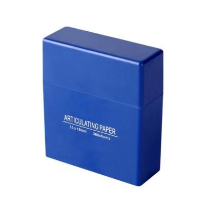 China Tandheelkundig Occlusiepapier Tandheelkundig Beet Articulerend Papier Strepen Orale Tandverzorging Tandheelkundig Articulerend Papier OEM Groothandel Te koop