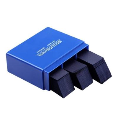 China Tandheelkundig Occlusiepapier Tandheelkundig Beet Articulerend Papier Strepen Orale Tandverzorging Tandheelkundig Articulerend Papier OEM Groothandel Te koop