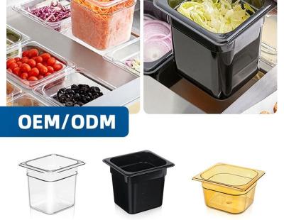 China Commerciële apparatuur voor horeca en horeca Voedingsmiddelen Pan Restaurantenvoorzieningen Chafing Dish PC Gastronorm Pan Plastic Pan Te koop