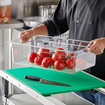 China Custom Size Commercial Catering Equipment Hotel Restaurant Supplies Chafing Dish Plastic PC Gastronorm Container for sale