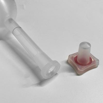 China 100 ml Plastic Laboratory Volumetric Measuring Flasks met Snap Caps Measuring Flask Hittebestendige voor laboratorium Te koop