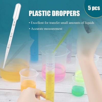 China Plastic geïsoleerde cilinders en bekers met 5 pipetten, 10 ml 25 ml 50 ml 100 ml cilinders, 50 ml 100 ml 250 ml 500 ml 1000 ml Te koop