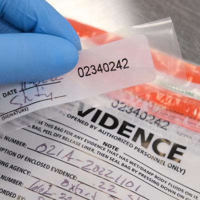 China Evidence Bags, Serial Numbers & Tear Off, Safety Security Bag Tamper Resistant Closure with Serialized Numbering for sale