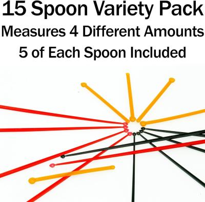 China Teaspoon Micro Scoops 150 Milligram Mini Measuring Spoons Plastic Scoop For Measuring Cosmetics, Medicines Te koop