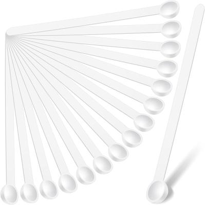 China Teaspoon Micro Scoops 150 Milligram Mini Measuring Spoons Plastic Scoop For Measuring Cosmetics, Medicines Te koop