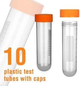 China SCIENCE LAB Primary Science Jumbo Test Tubes With Stand, Set Of 10 Tubes, laboratory plasticware, lab tube for testing for sale