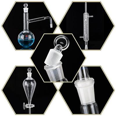 China Distiller Distilling To Making Your Own Essential Oil, Moonshine, 3.3 Boro Alcohol Distiller Chemistry Lab Glassware Te koop