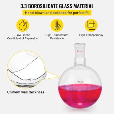 China Laboratory Glassware 24/40 Chemistry Glassware 32PCS Chemistry Lab Glassware Kit Distillations Separation Te koop