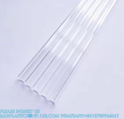 China 4 Inch Long 10 Pieces Glass Borosilicate Blowing Tubes 12 Mm OD 2mm Thick Wall Tubing, Clear Tubes For Art DIY Te koop