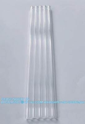 China 4 Inch Long 10 Pieces Glass Borosilicate Blowing Tubes 12 Mm OD 2mm Thick Wall Tubing, Clear Tubes For Art DIY Te koop