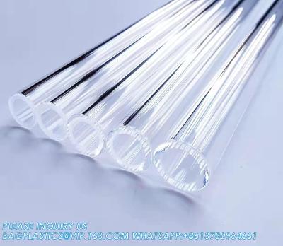 China 4 Inch Long 10 Pieces Glass Borosilicate Blowing Tubes 12 Mm OD 2mm Thick Wall Tubing, Clear Tubes For Art DIY Te koop