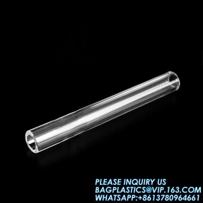 China 4 Inch Long 10 Pieces Glass Borosilicate Blowing Tubes 12 Mm OD 2mm Thick Wall Tubing, Clear Tubes For Art DIY Te koop