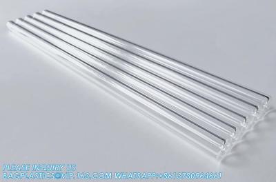 China 4 Inch Long 10 Pieces Glass Borosilicate Blowing Tubes 12 Mm OD 2mm Thick Wall Tubing, Clear Tubes For Art DIY Te koop
