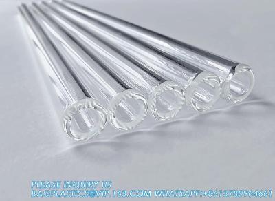 China 4 Inch Long 10 Pieces Glass Borosilicate Blowing Tubes 12 Mm OD 2mm Thick Wall Tubing, Clear Tubes For Art DIY Te koop