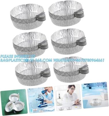 China Aluminum Weighing Boats Liquid Mixing Foil Trays Aluminum Weighing Pan Foil Reusable Chemistry Weighing Pan for Lab Te koop