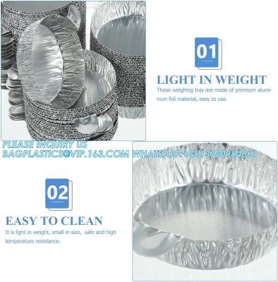 China Aluminum Weighing Boats Liquid Mixing Foil Trays Aluminum Weighing Pan Foil Reusable Chemistry Weighing Pan for Lab Te koop