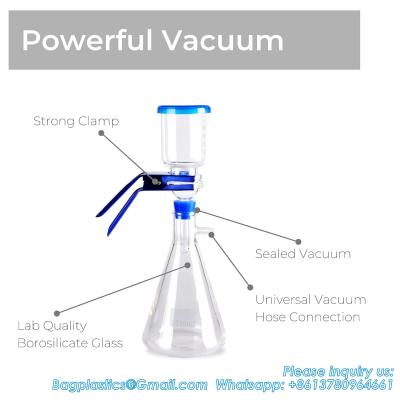 China Lab Vacuum Filtration Distillation Apparatus, Heavy Wall Lab Filtering Set, 1 Year Warranty (1000mL Filtering Flask) for sale