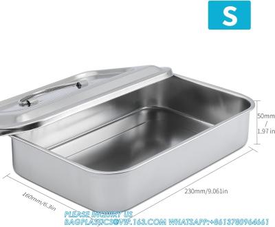China Medical Surgical Trays Stainless Steel Dental Instruments Tray Organizer Holder Sterilization Plate Trays Boxs Te koop