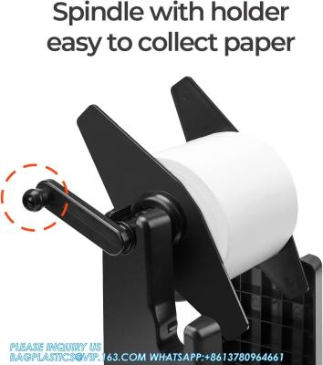 China External Rolls Label Holder, 2 In 1 Fan-Fold Stack Paper Holder For Desktop Thermal Label Printer for sale