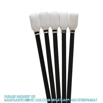 China Disposable Lint Free Printer Head Foam Cleaning Printhead Swabs Sponge Stick For Inkjet Te koop