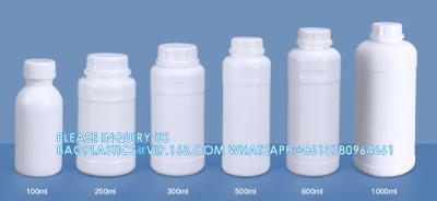 China 500ml 100ml Custom Logo Printing Square Plastic Bottle For Milk Liquid Packaging Pharmaceutical Bottle Te koop