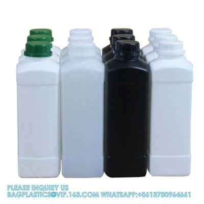 China 500ml 100ml Custom Logo Printing Square Plastic Bottle For Milk Liquid Packaging Pharmaceutical Bottle Te koop