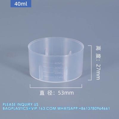 China Clear 250ml Round Plastic Liquid Reagent Storage Container Food Grade PP Material Bottle Airtight Sealing for sale
