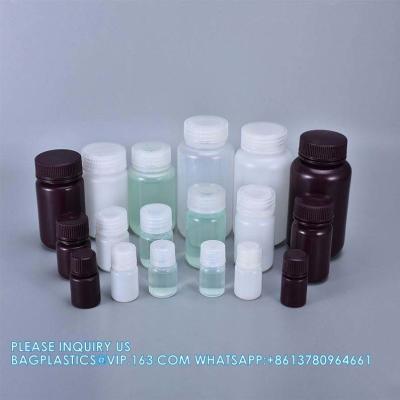 China Wholesale 5ml PP Durable Small Round Brown And White Plastic Bottle Food Grade Private Label Medicine Liquid Packaging Te koop